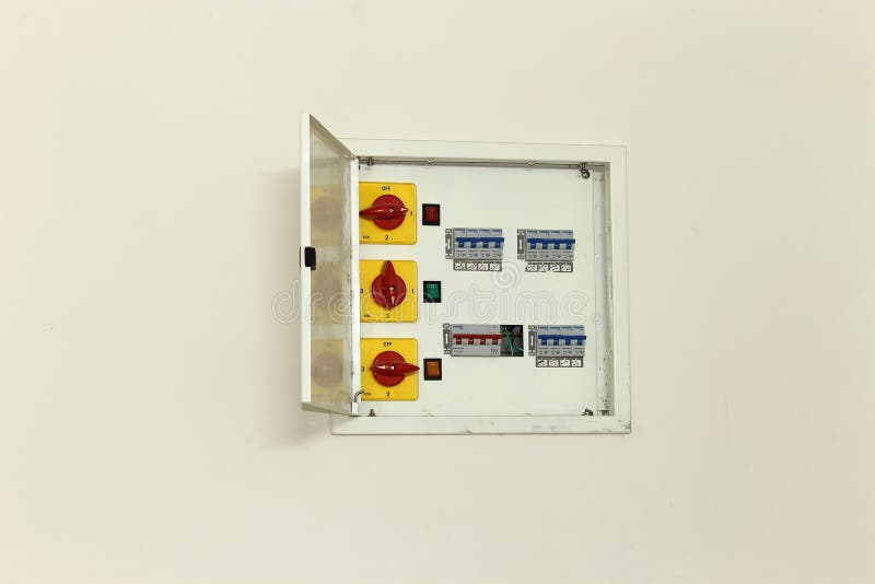 Three Phase Domestic Power Unit Stock Image - Image of energy, unit ...