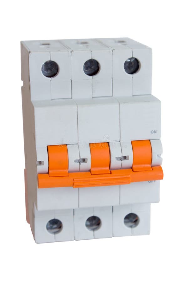 Three-phase Electric Switch Stock Image - Image of board, commutator ...