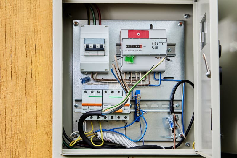 Three-phase, Four-wire Cable Prepared for Connection To Electric ...