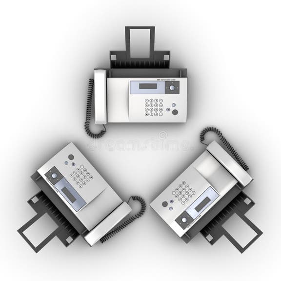 Three phones stock illustration. Illustration of machine - 2988344