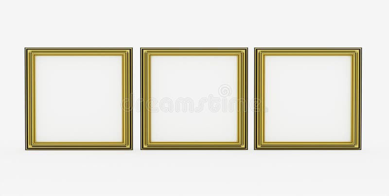 Three gold spheres stock illustration. Illustration of clear - 31311464