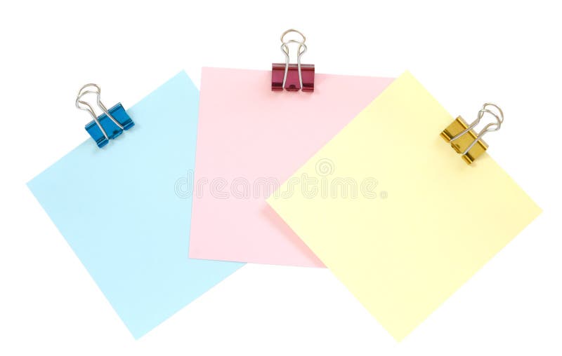 Three pieces of paper stock image. Image of blue, tools - 12973405