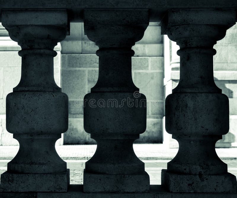 Three pillars stock photo. Image of budapest, handrail - 26390586