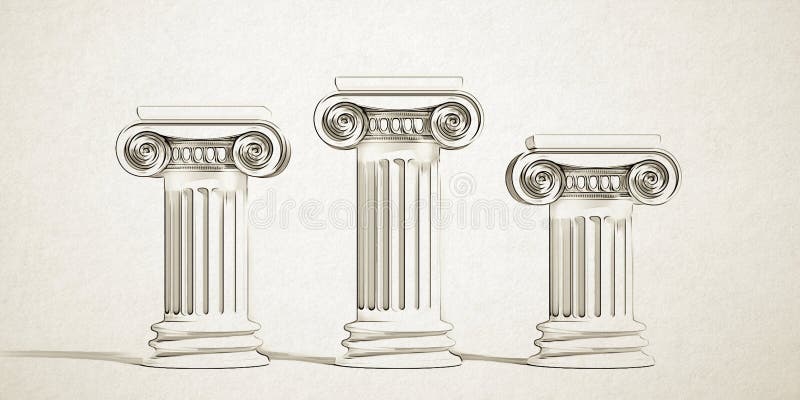 Three Greek Columns Stock Illustrations – 100 Three Greek Columns Stock ...
