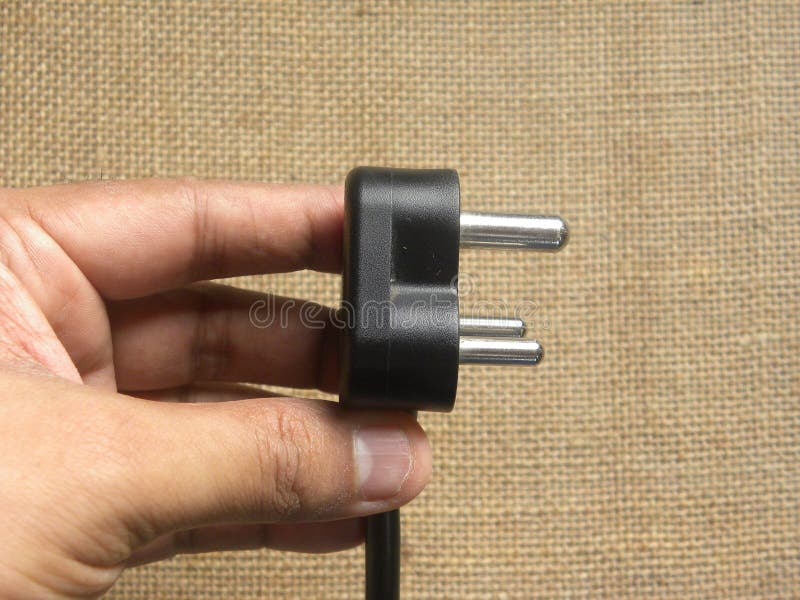 Three pin male plug stock photo. Image of electric, energy - 175209450