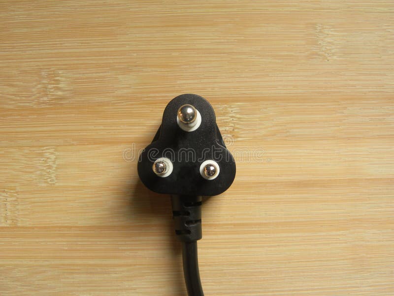 Three pin male plug stock photo. Image of electric, energy - 175209450