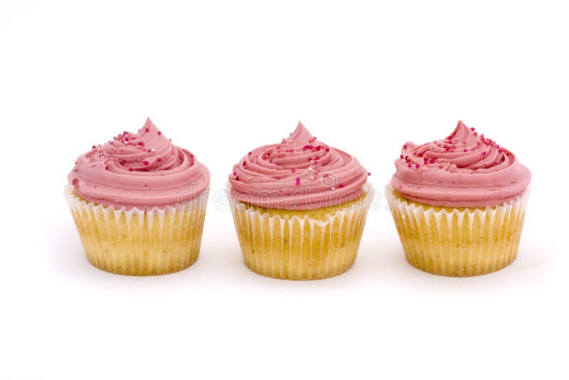 Cupcakes stock photo. Image of pink, baking, ripple, home - 46731932