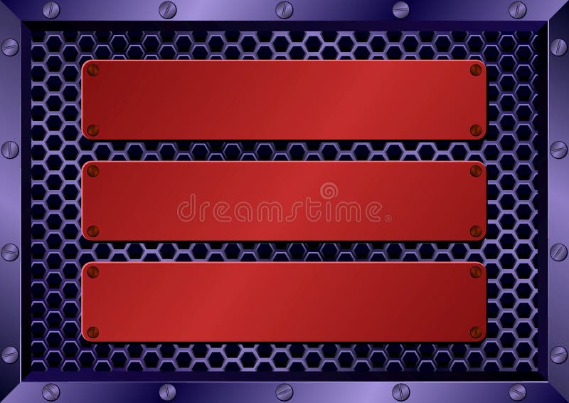 Three plaque stock vector. Illustration of plaque, lamella - 244507751