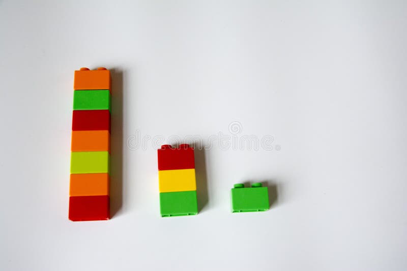 Three plastic blocks stock photo. Image of excellent - 190292750