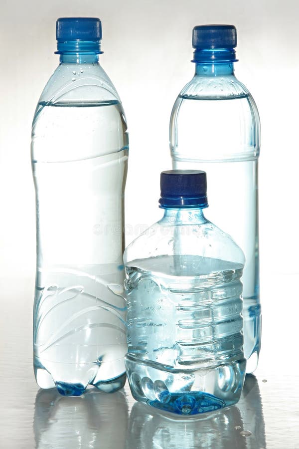 Three Plastic Bottles Potable Water Stock Photos - Free & Royalty-Free ...