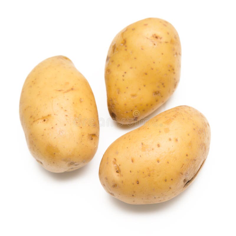Three potatoes stock image. Image of nutrition, harvest - 54295107