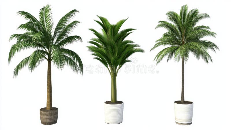 Three Potted Palms Bring a Tropical Feel To Interiors for an Added ...