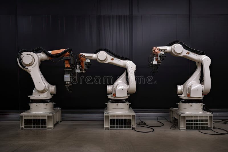 Three Precision Welding Robots Working Side by Side on a Complicated ...