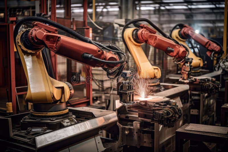 Three Precision Welding Robots Working Side by Side on a Complicated ...
