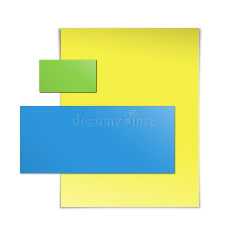 Three Promotional Paper Blank Template for Presentation Layouts and ...