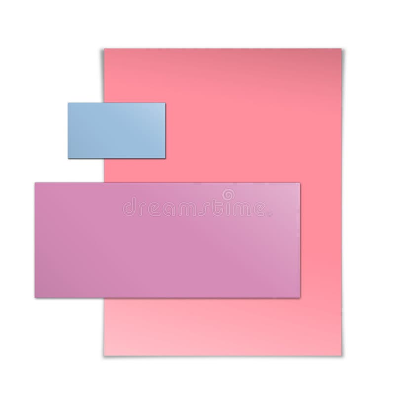 Three Promotional Paper Blank Template for Presentation Layouts and ...