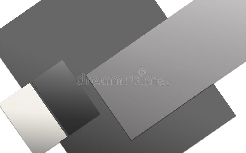 Three Promotional Paper Blank Template White, Grey and Black for ...