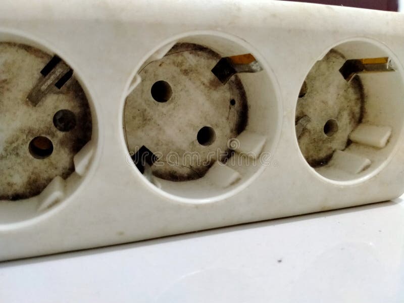 Three prong plug stock image. Image of electronic, english - 66100701