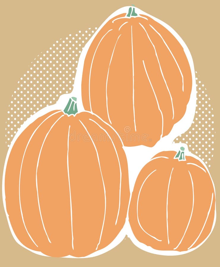 Three Pumpkins Clip Art Stock Illustrations – 40 Three Pumpkins Clip ...
