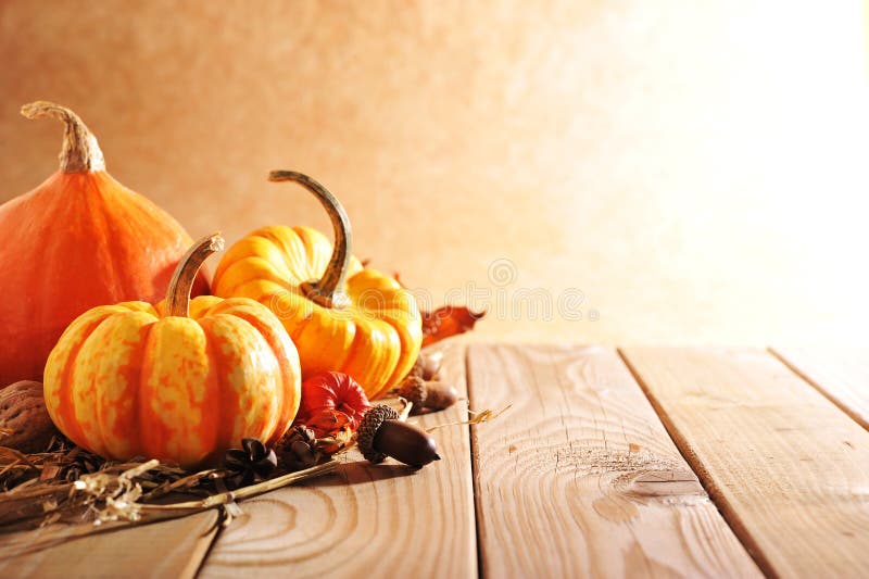Three pumpkins stock image. Image of cucurbit, acorn - 47238965