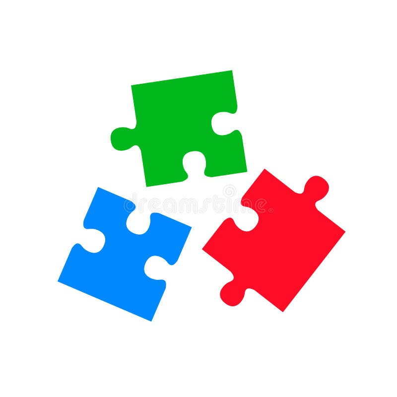 Puzzle Integration with Internet Security Stock Vector - Illustration ...