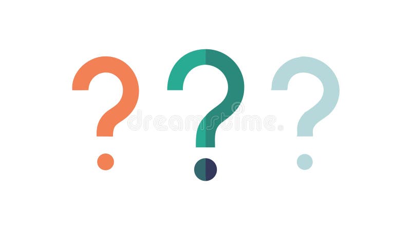 Three Question Marks Icon Vector for Query and Uncertainty, Vector ...