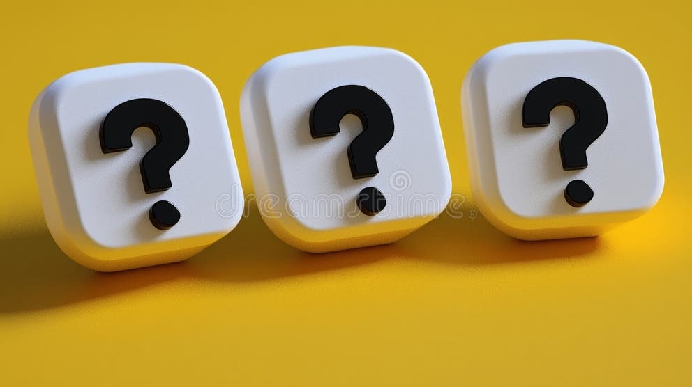 Three Question Marks Stock Illustrations – 937 Three Question Marks ...