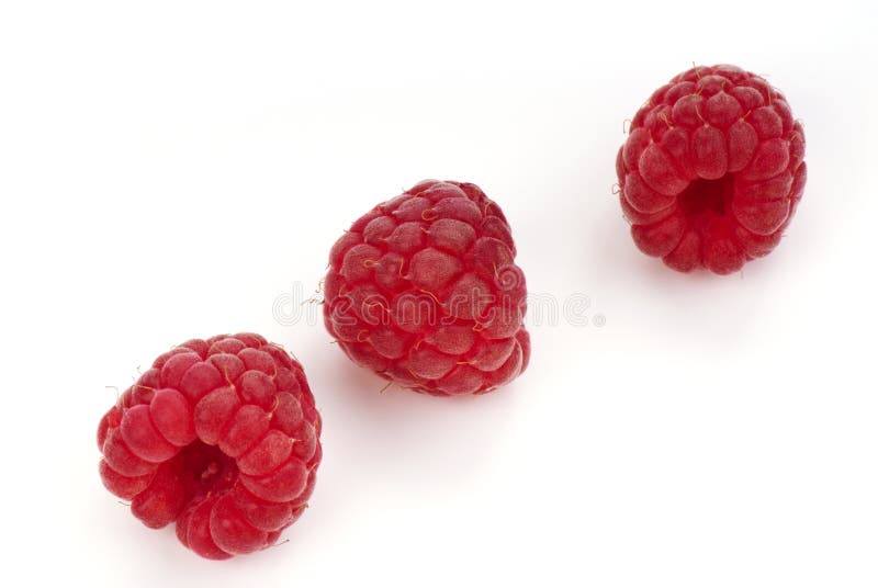 Three raspberry stock image. Image of ripe, food, raspberry - 5711613