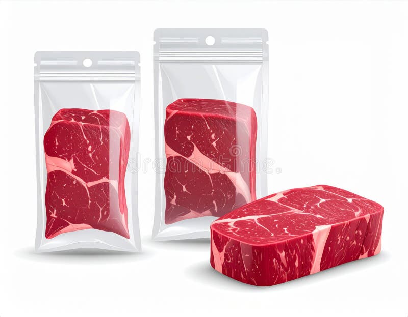 Fresh Beef Meat Tenderloin Packaging Stock Illustrations – 177 Fresh ...