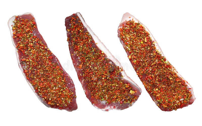 Three Raw Beef Steaks for Grilling Stock Photo - Image of fillet ...