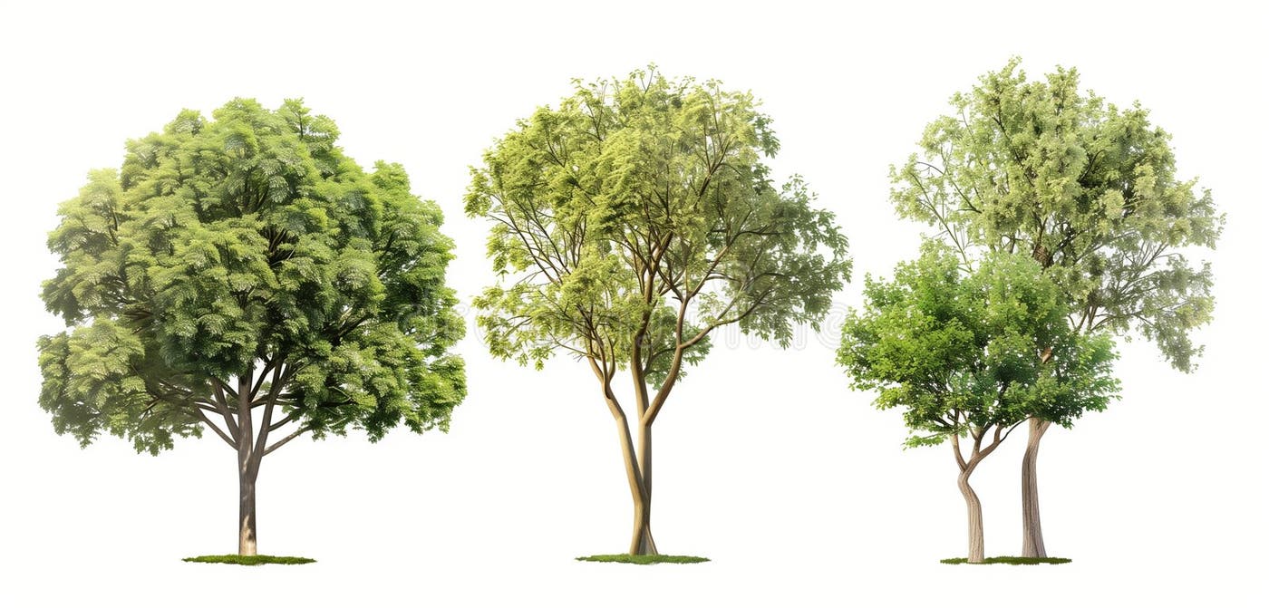 Green Trees No Background Stock Illustrations – 1,693 Green Trees No ...