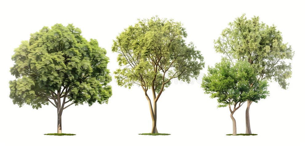 Green Trees No Background Stock Illustrations – 1,693 Green Trees No ...