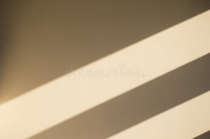 Three Rectangular Light Beams on Beige Wall Soft Shadows Stock ...
