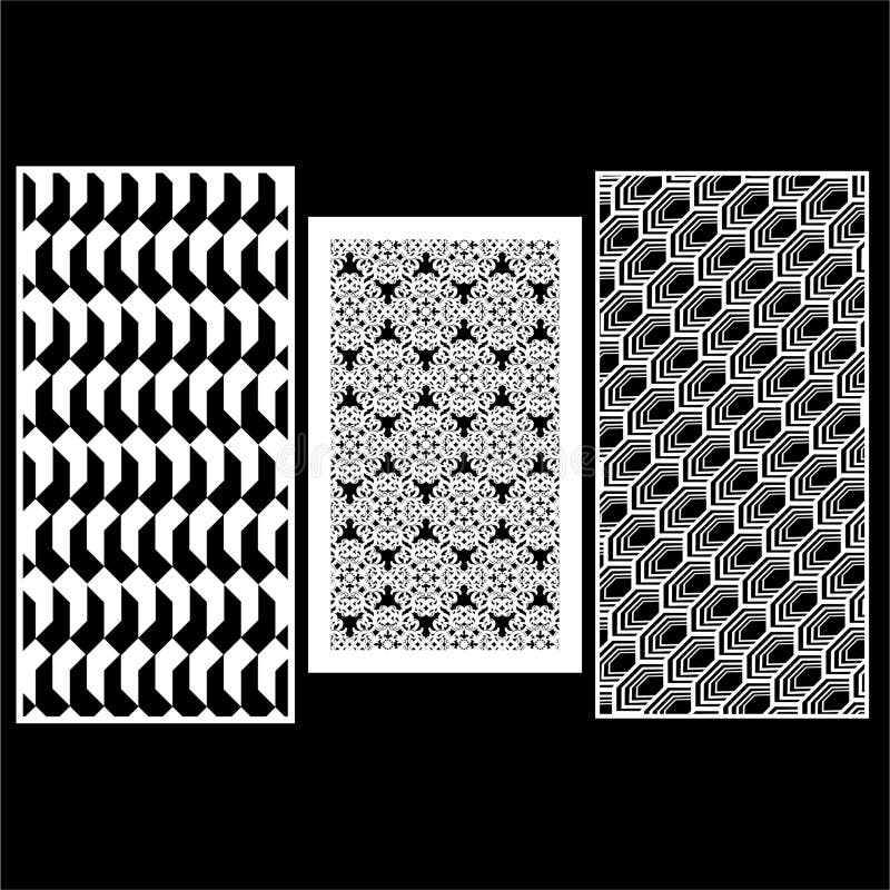 Jali Pattern Vector and Laser Design Decorative SVG AA09D Stock ...