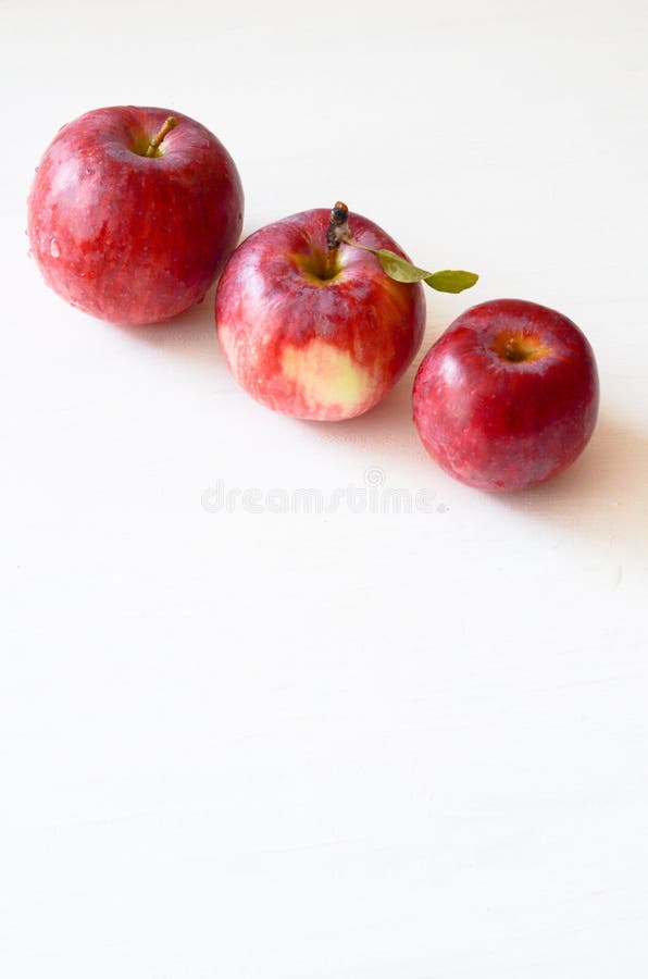 Three Fresh Gala Apples Line Stock Photos - Free & Royalty-Free Stock ...