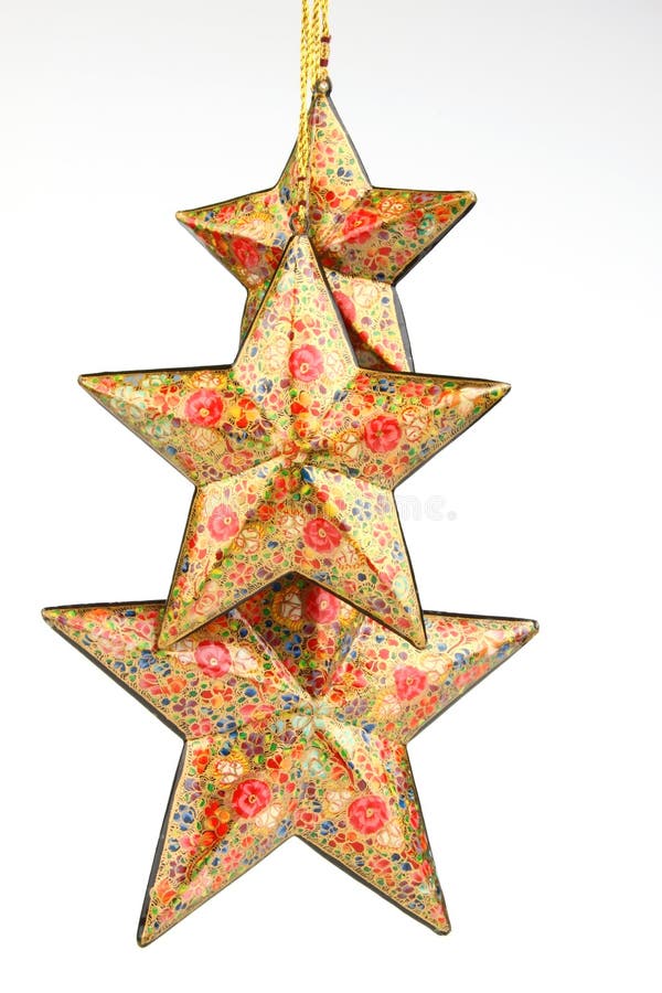 Three red colored stars stock photo. Image of designer - 12143234