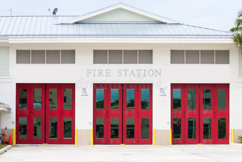 Three red doors stock photo. Image of three, pompano - 65976432