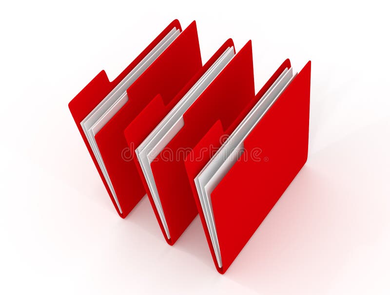 Red Folder Empty White Sheet Stock Illustrations – 146 Red Folder Empty ...
