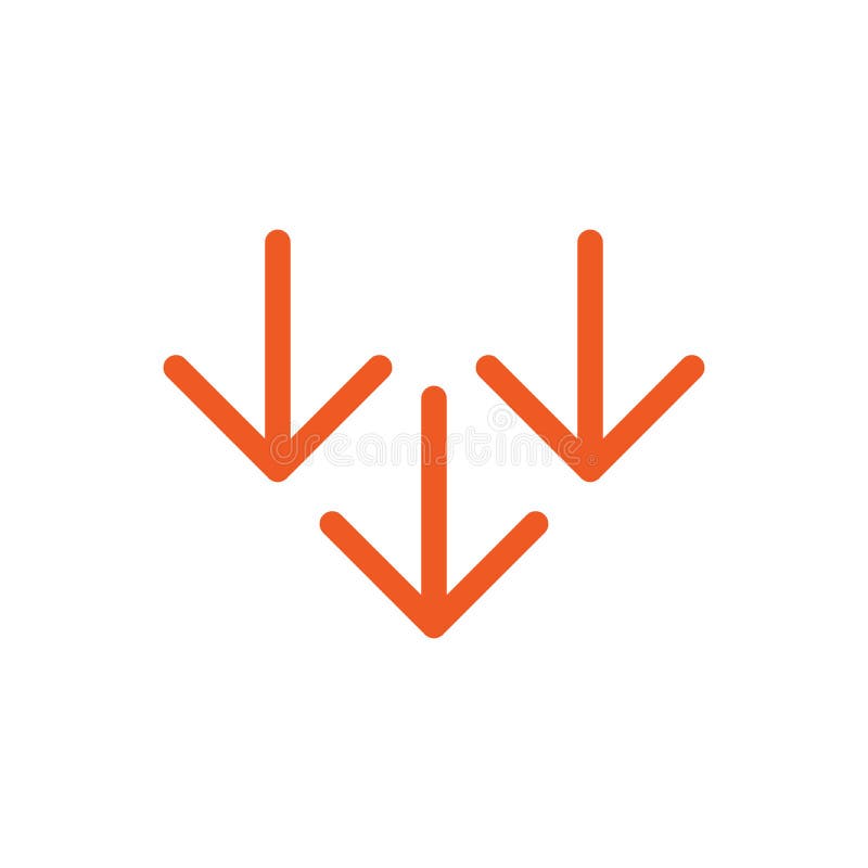 Three Red Thin Arrows Point Out from the Center. Expand Arrows Icon ...