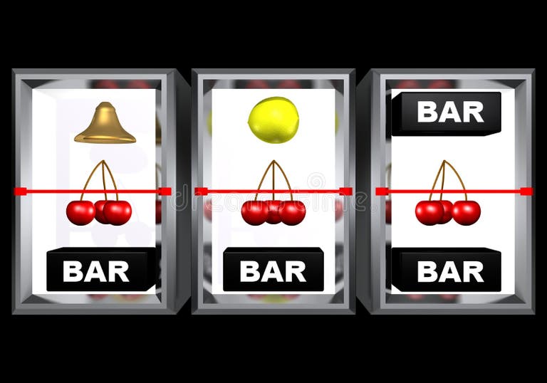 Three Reels stock illustration. Illustration of casino - 10359898