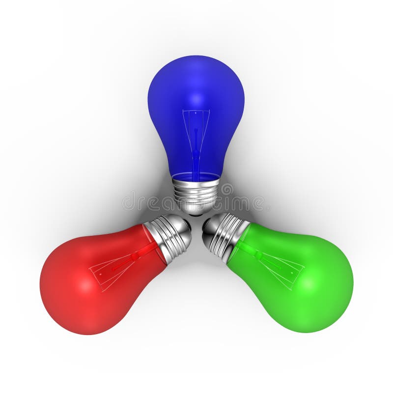 Rgb Lightbulb Stock Illustrations – 320 Rgb Lightbulb Stock ...