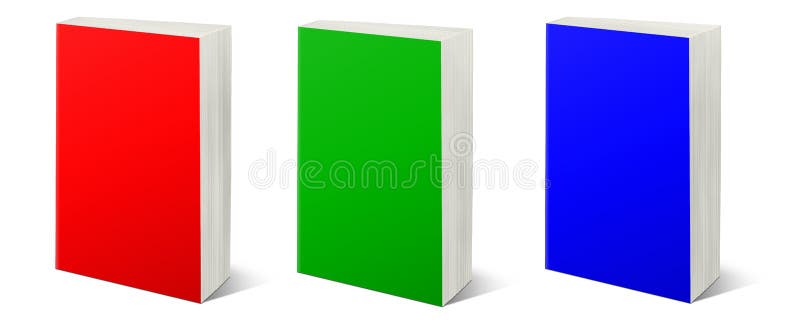 White Blank Soft Cover Book Template Blue Stock Illustrations – 638 ...