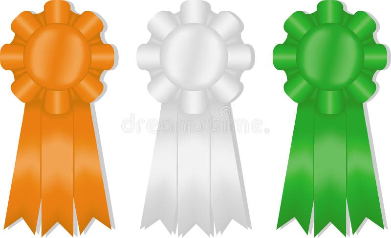 Three Ribbons 2 stock vector. Illustration of orange, gradient - 3153445