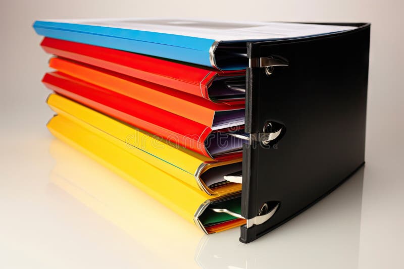 Three-ring Binder, Labeled and Filled with Important Business Documents ...
