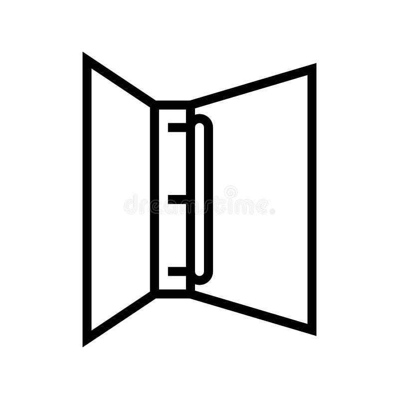 Three-ring Binder Line Icon Vector Illustration Stock Illustration ...