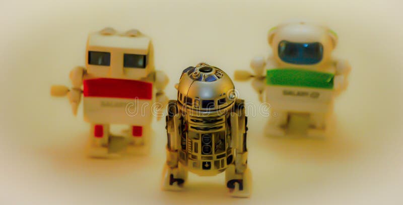 Three Robots editorial photography. Image of galaxy - 263646422