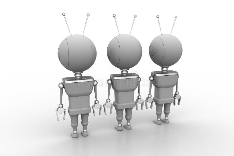 Three Robots Stock Illustrations – 344 Three Robots Stock Illustrations ...