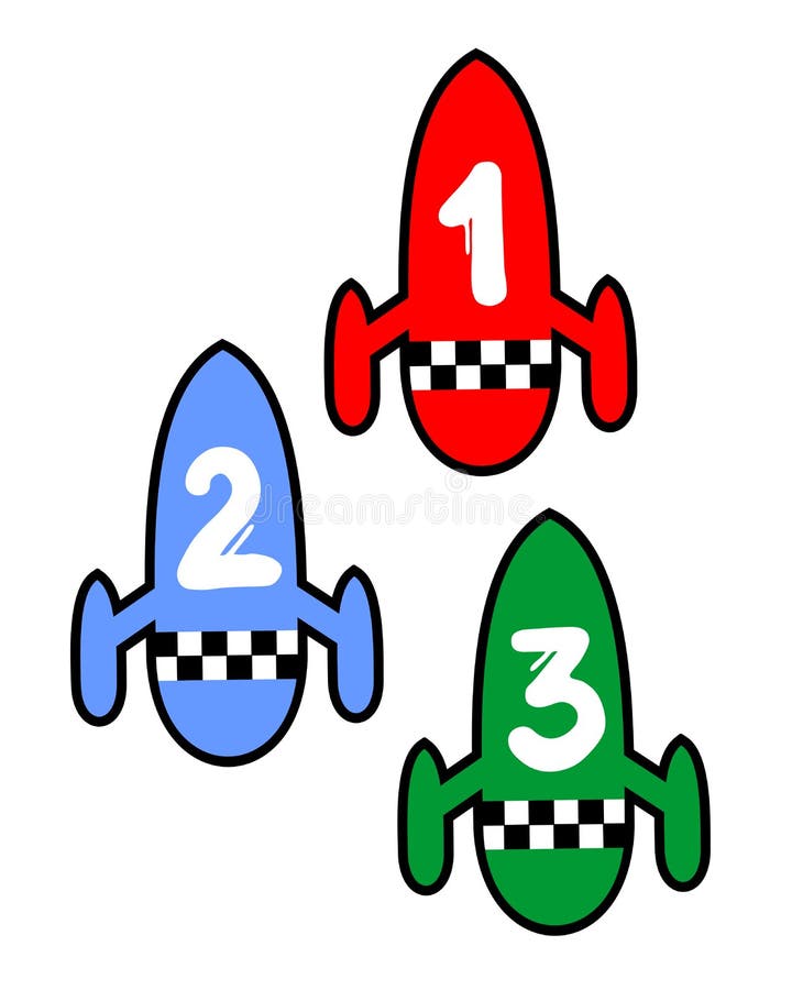 Three rocket stock vector. Illustration of classification - 28208380