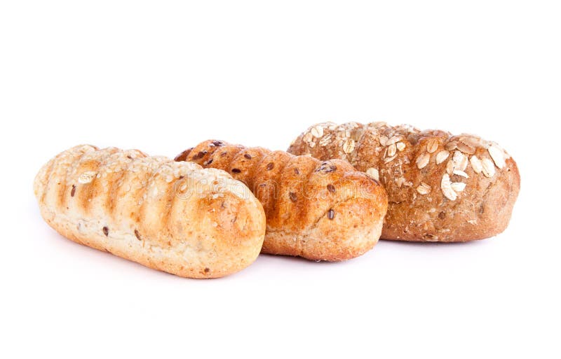 Three rolls stock image. Image of bread, portion, breakfast - 21966997