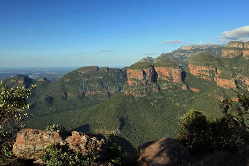 Three Rondavels in Mpumalanga Stock Photo - Image of wilderness ...